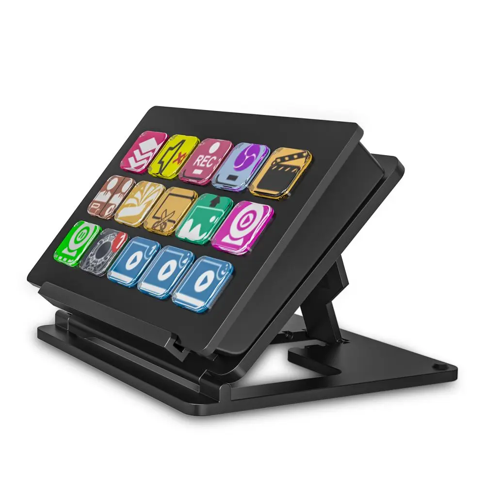 Programmable Keyboard Custom Keyboard Stream Dock 15 Lcd Keys Live ...