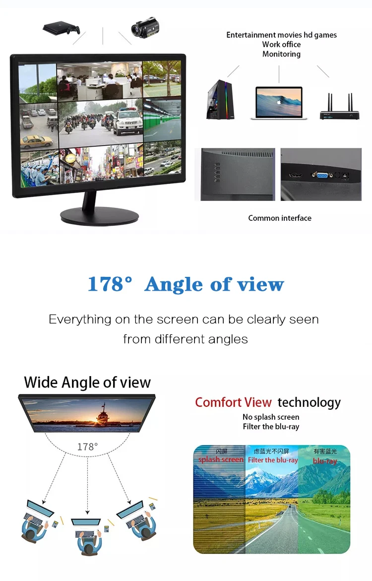 Refurbished Frameless Super Thin 1ms IPS LCD 24 Inch 60Hz DP Gaming ...