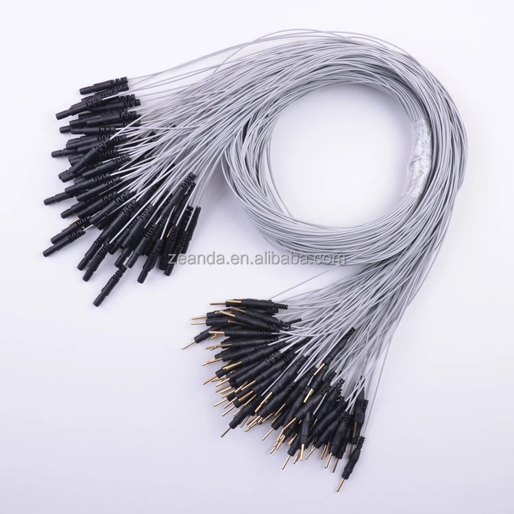 Color Coded Ecg Emg Ecg Electrode Cable - Buy Ecg Eeg Emg Sensor ...