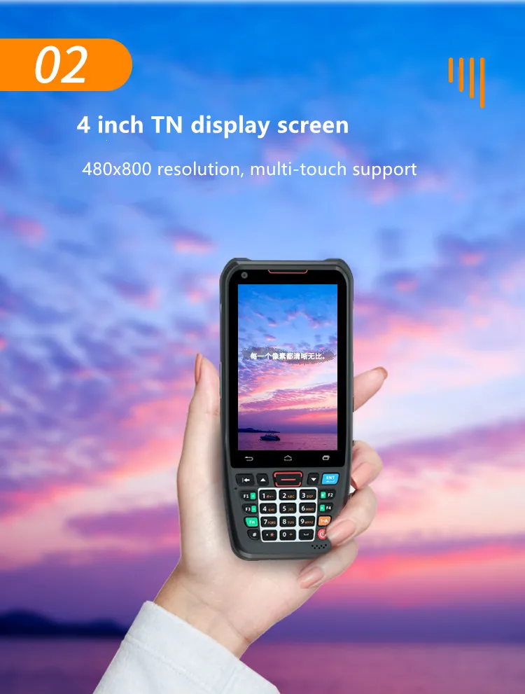 Full Keyboard Rugged Pda Barcode Scanner Pdas Warehouse Inventory Data ...