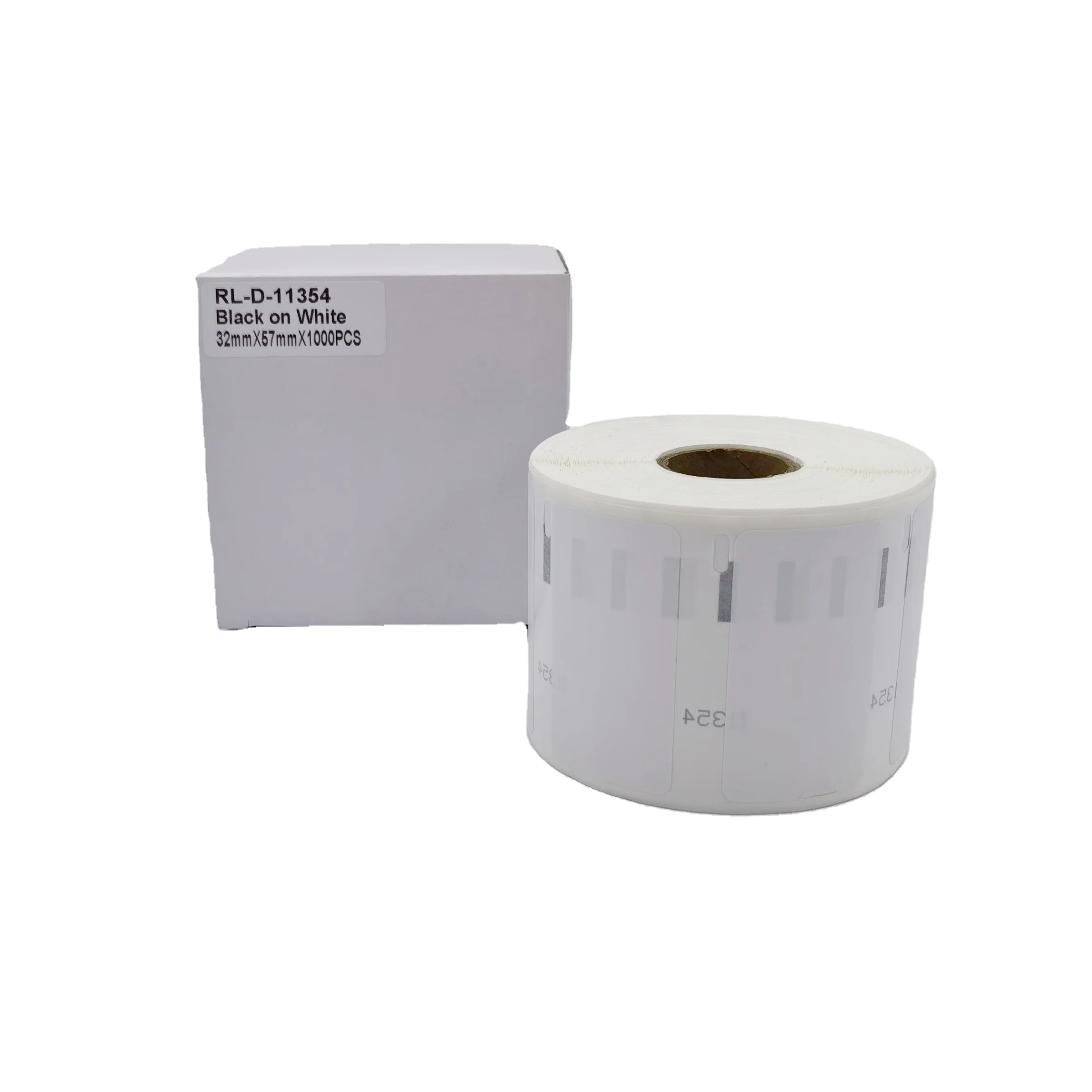 Custom Black On White Barcode Label Rl-d-11354 Etiquette Self Adhesive ...