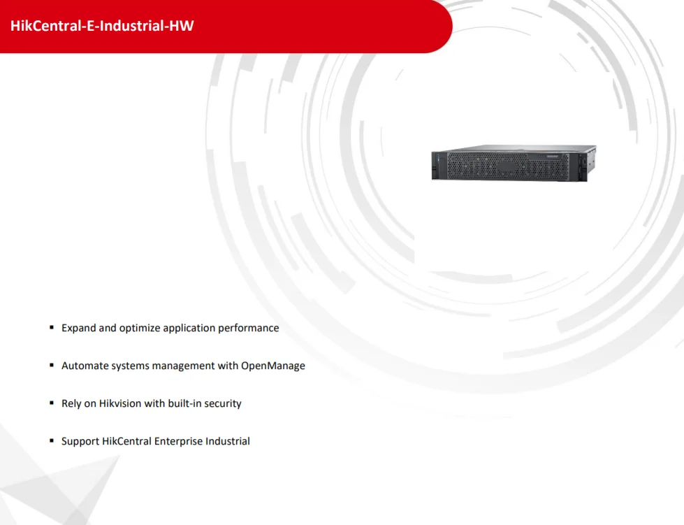 原装hik Hikcentral-e-industrial-hw Hik-vision通用服务器hikcentral-e-industrial ...