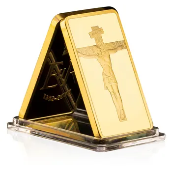 Jesus Bar Station Of The Cross Passion Souvenir Comemmorative Coin Bust ...