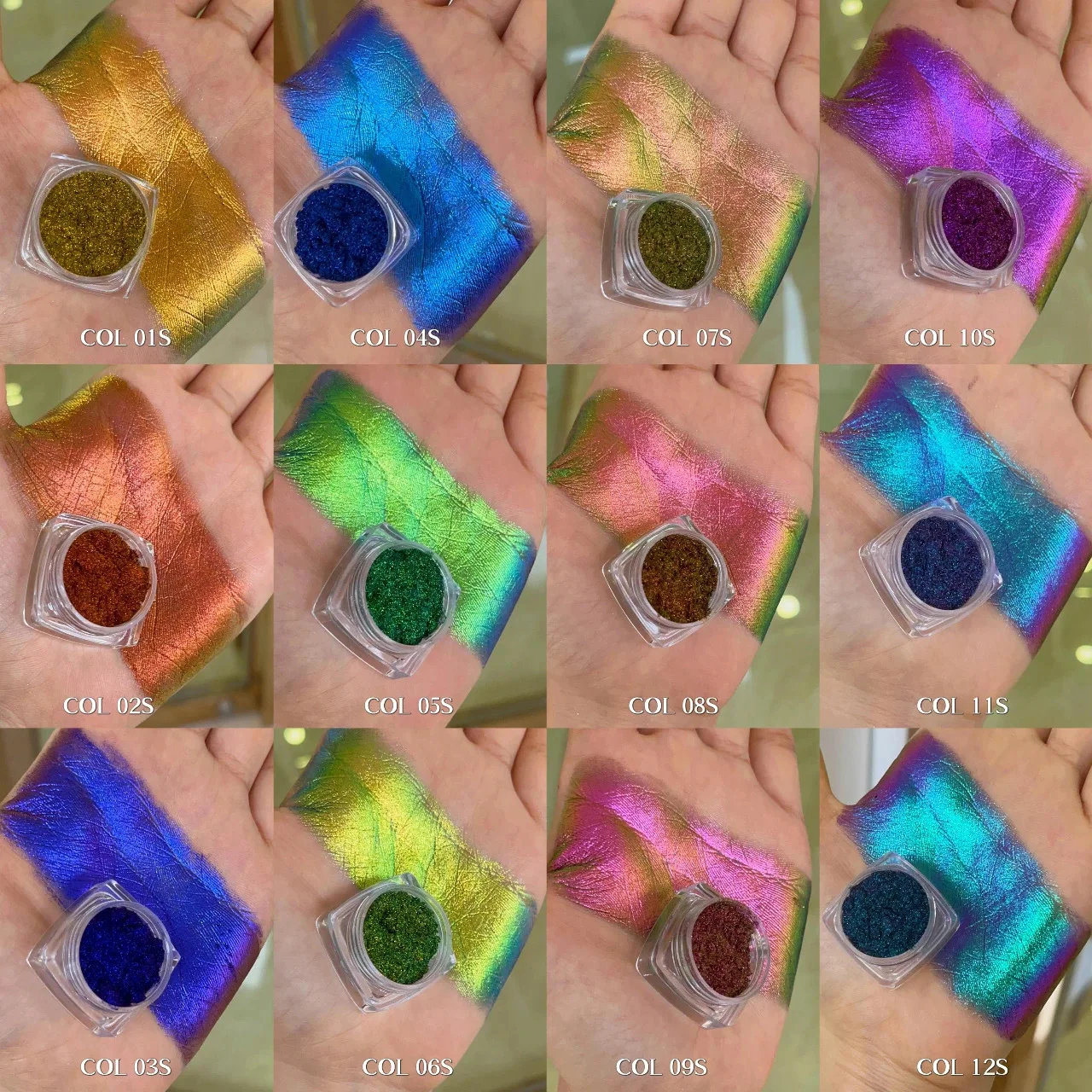 Cosmetic Grade Multichrome Pigmentos Chameleon Pigment Color Shift ...