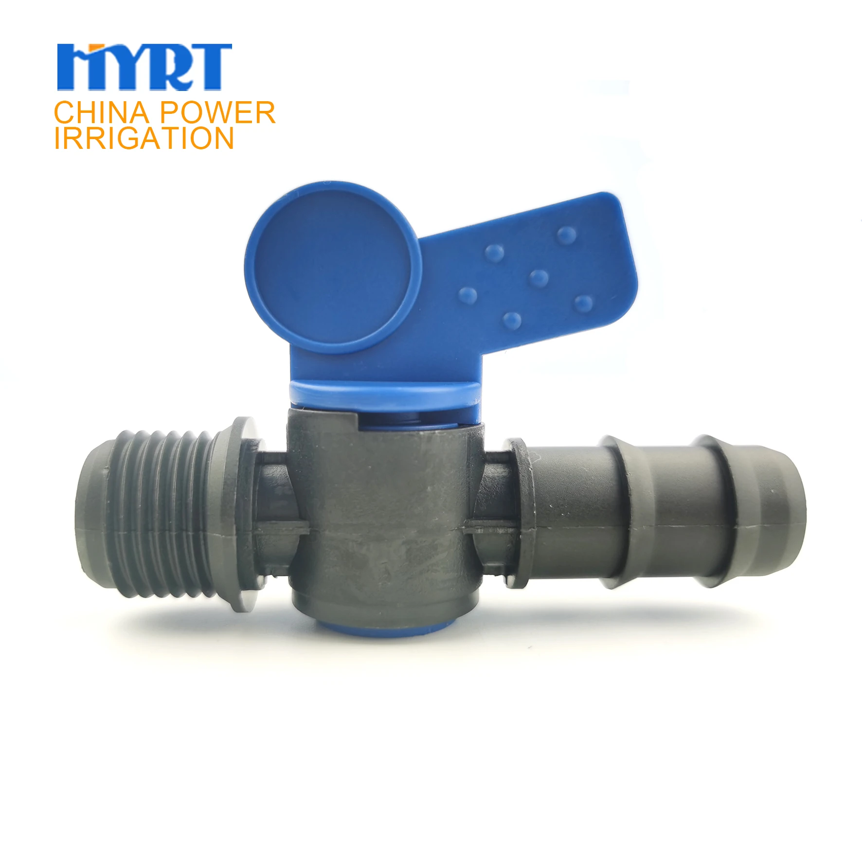 Drip Irrigation System Plastic Drip barb valve Fitting Agriculture Tool ...