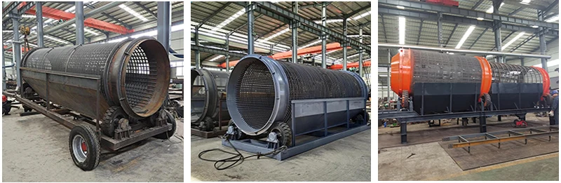 Multifunctional High Performance Rotating Drum Sieve Trommel Screen ...