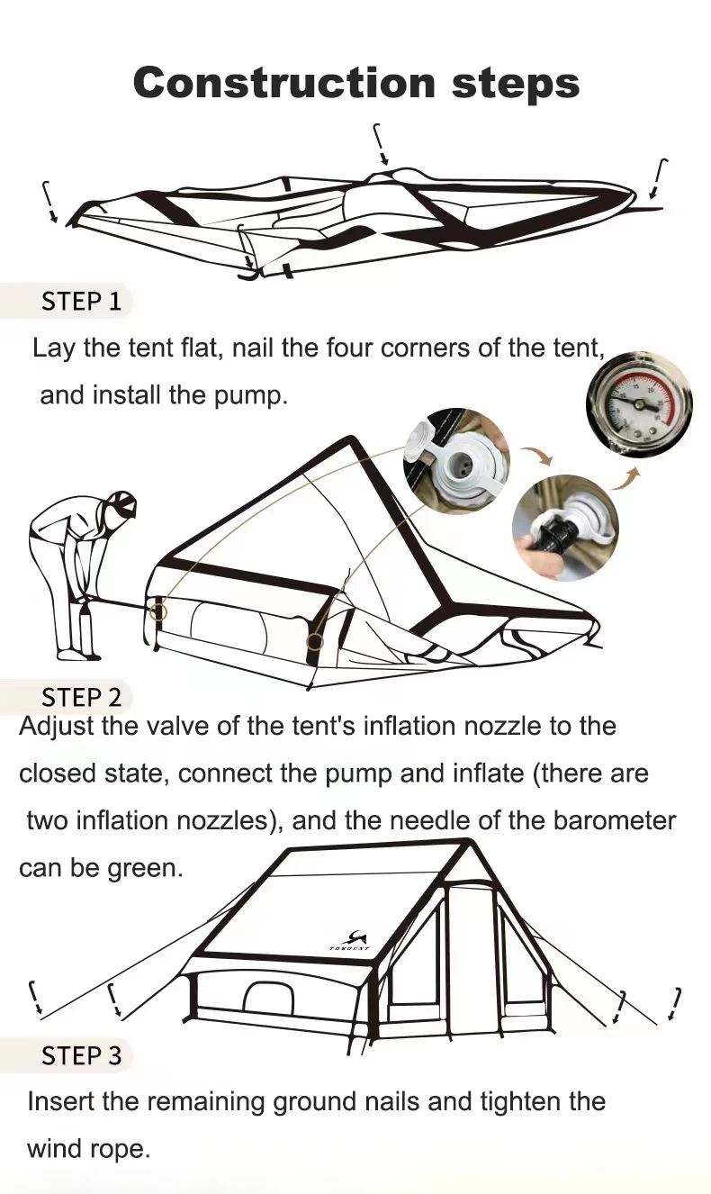 Durable and Waterproof Glamping Tents for Outdoor Camping