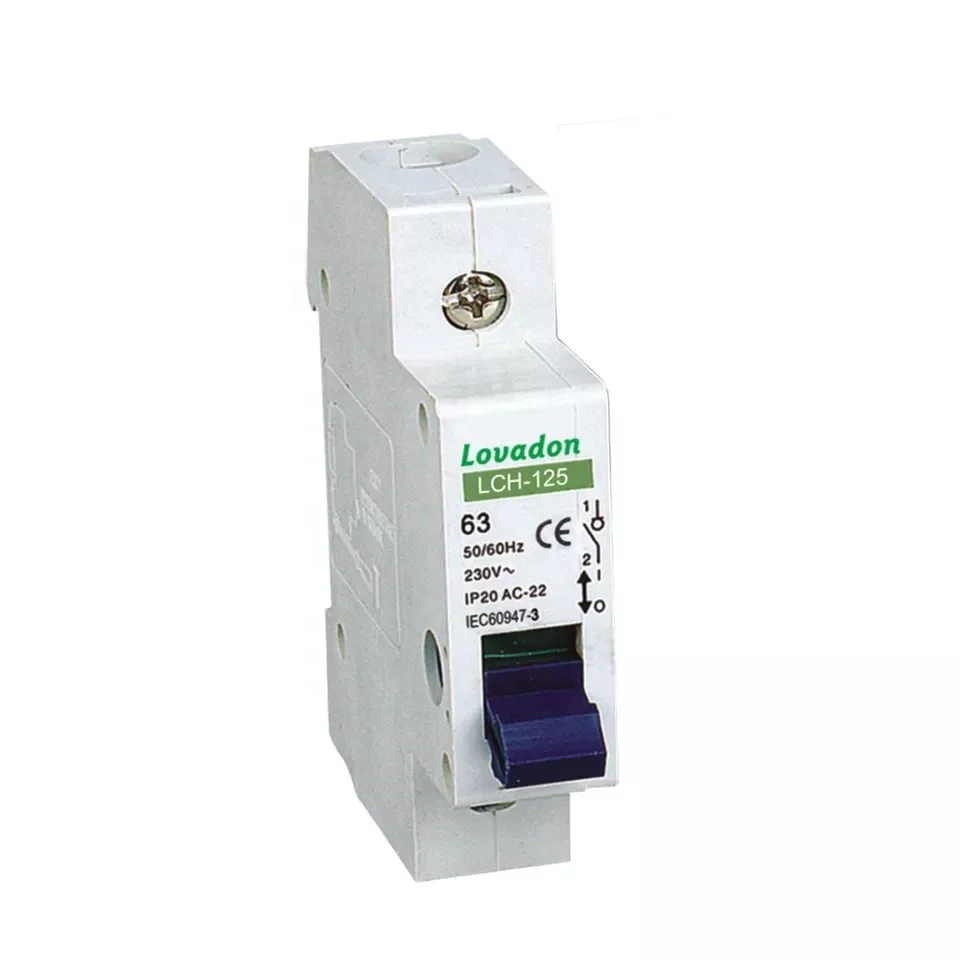 China Lch-125 1p Mini Rccb Circuit Breaker With Li Protection 32a 100a ...