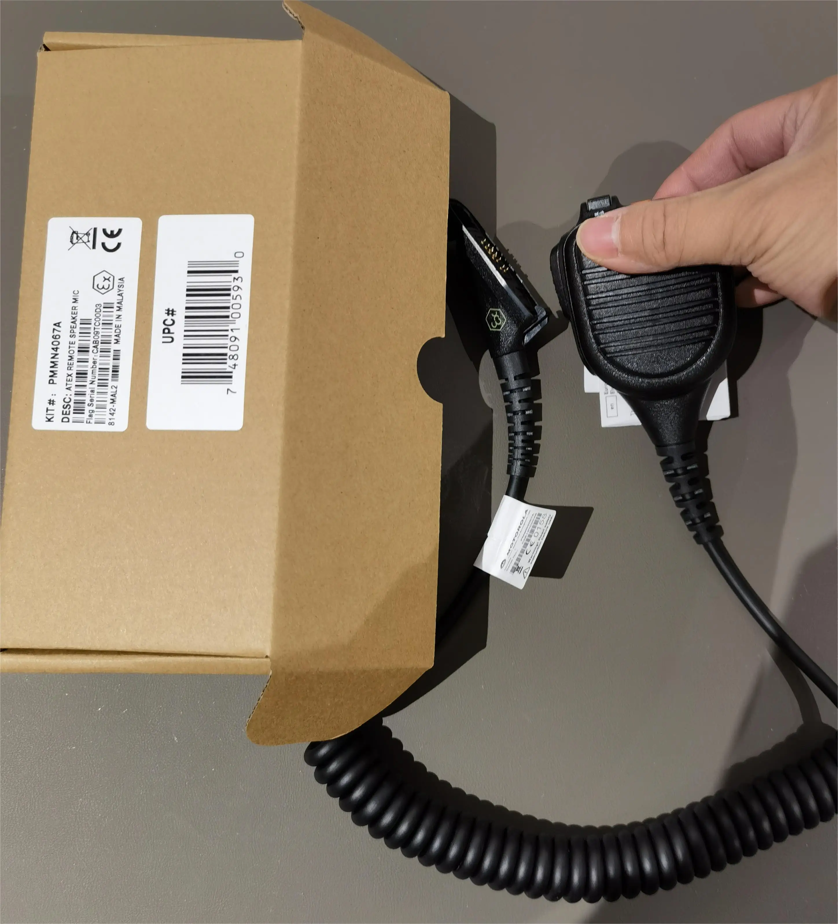 Two Way Radio Microphone with Atex Rating - PMMN4067A