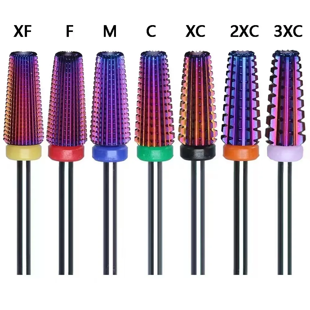 Wholesale Various 5 In 1 Nail Drill Bits Rotary Burrs Electric Nail ...