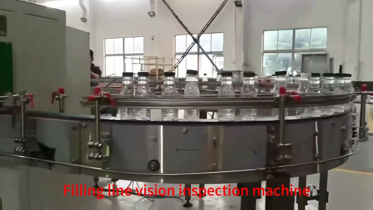 Fully Automatic Visual Inspection System For Bottles Filling And Plastic Caps Capping Machine ...