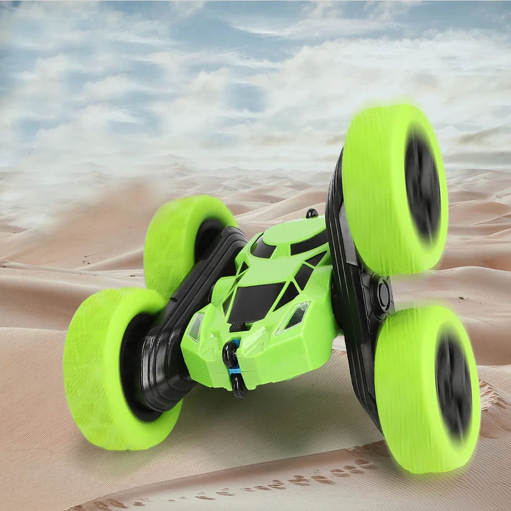 Threeking RC Stunt Cars - Fun and Lights Double-Sided Driving