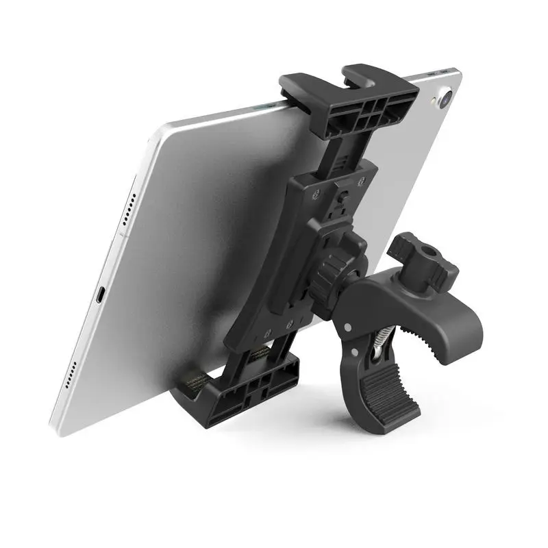 Universal Exercise Bicycle Clamp Bike Tablet Mount Treadmill Bike ...