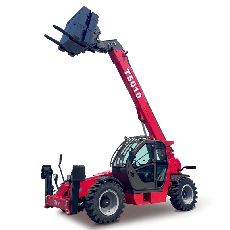 Telescopic Handler Loader Forklift 3 Ton Four Wheels Drive Custom Cargo ...