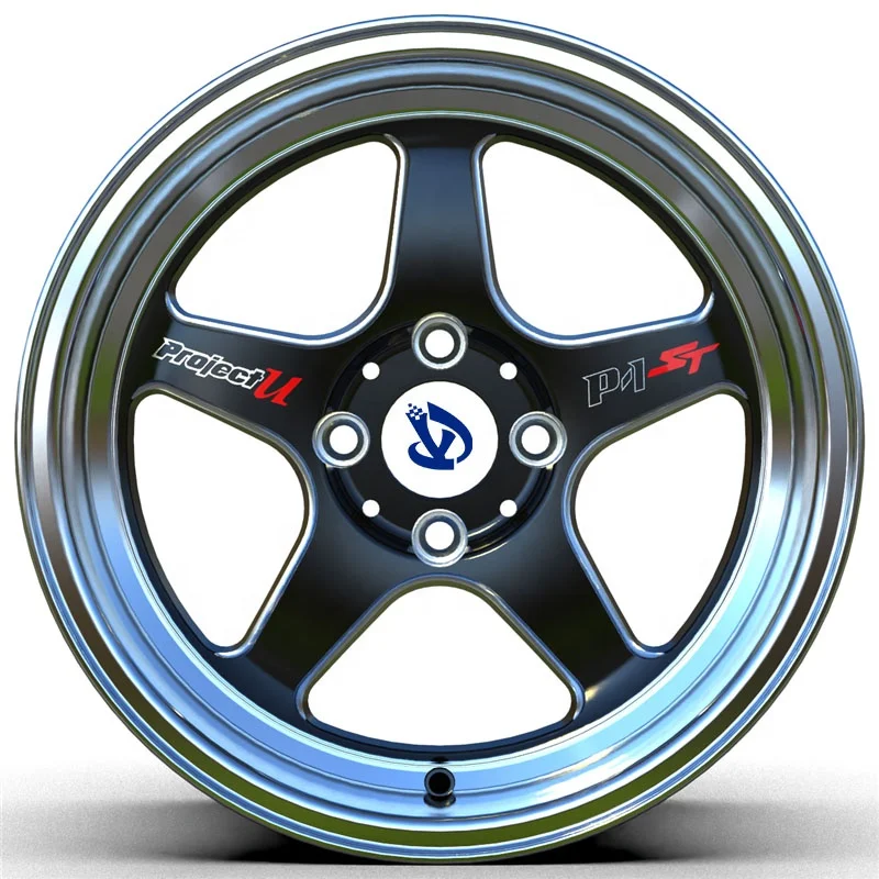 2023 Customized Rims Mags 4x100 Milled Letter Rims 15 Inch 4 Holes Deep ...