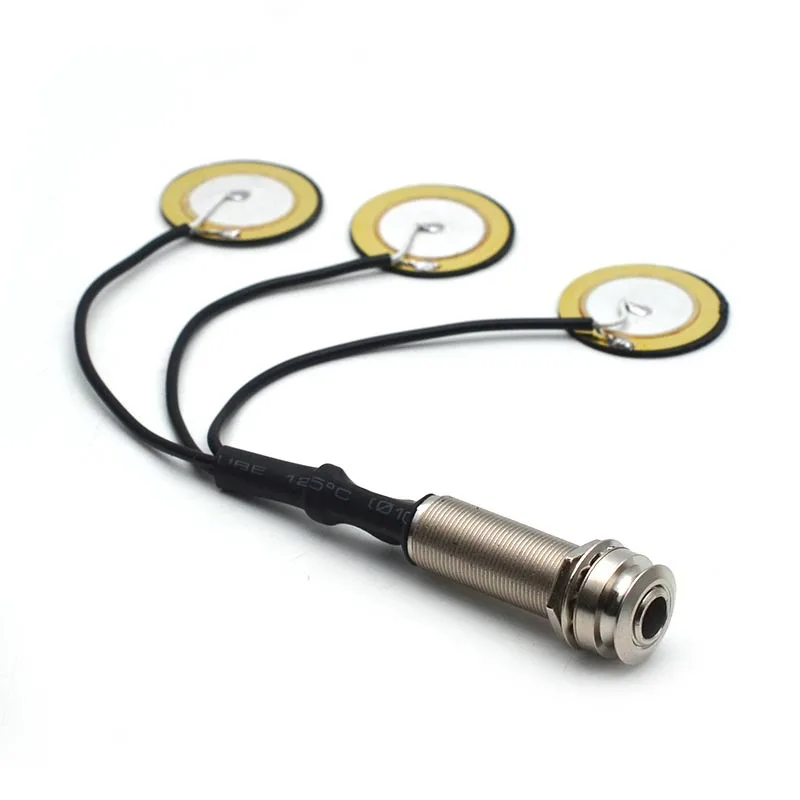 Piezo Contact Microphone 3 Transducer Pickups for Kalimba