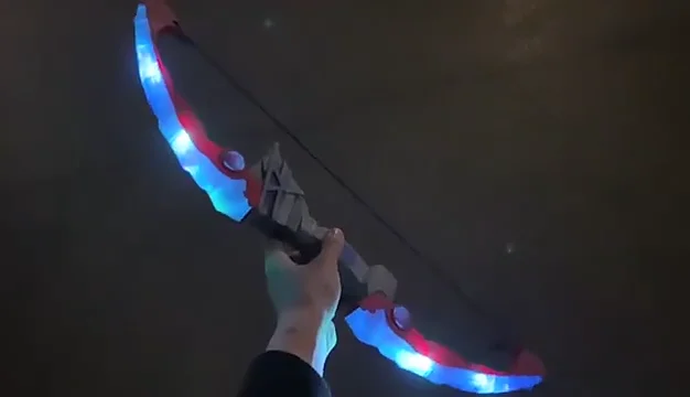 Bow And Arrow For Kids With With Automatic Moving Target Led Flash ...