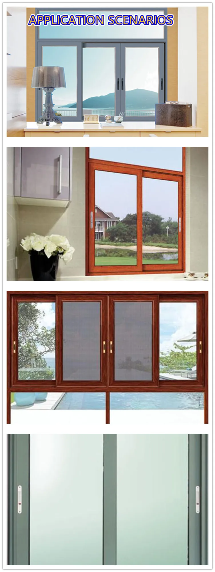 Modern Single Point Aluminum Receiver Sliding Door Design Window Lock ...