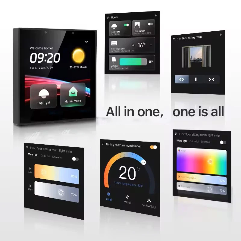 TYSH Smart Home Control Panel - Multi-Functional Touch Screen