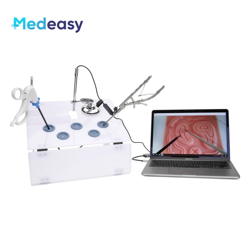 Laparoscopic Trainer Box with HD Camera & Tools for Surgery Training