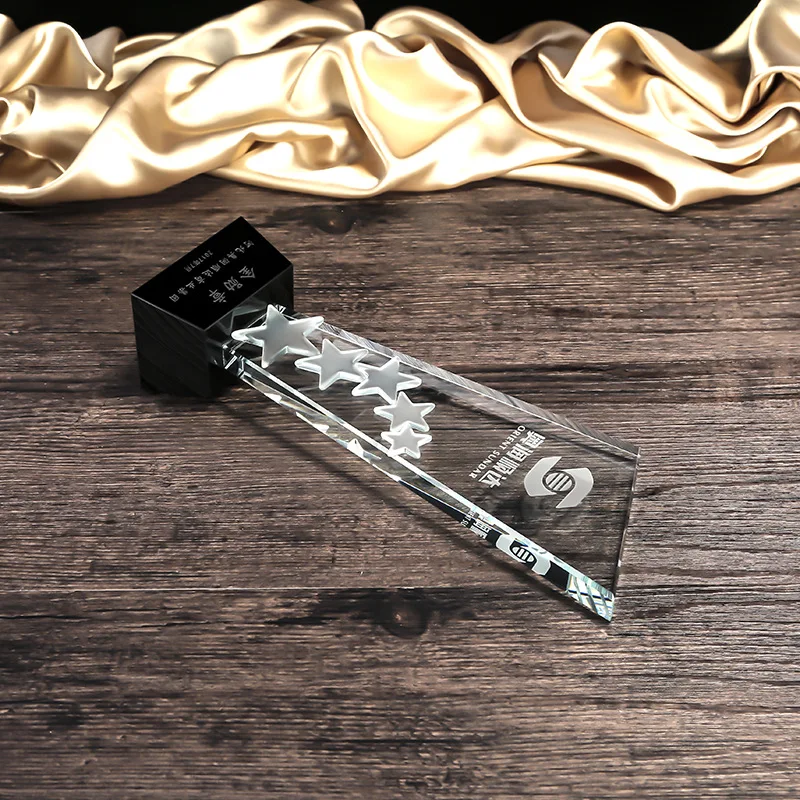 Trophy Making Machines - Stars Crystal Trophy Lombardi