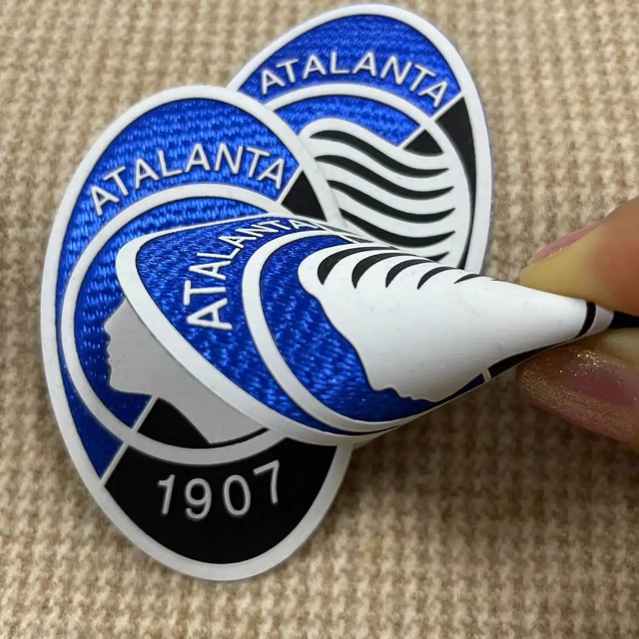 Custom Silicone Raised Logo Heat Transfer 3D Patches for Clothing, Bags ...