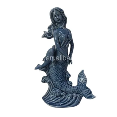 Ceramic Mermaid,Ceramic Mermaid Figurine,Porcelain Mermaid Figurines ...