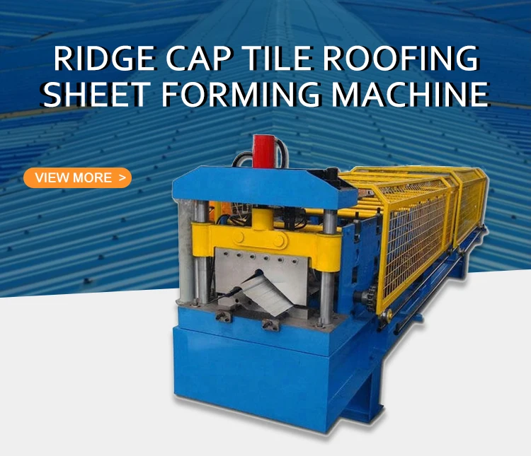 Automatic Color Metal Steel Roof Ridge Capping Cold Roll Forming ...
