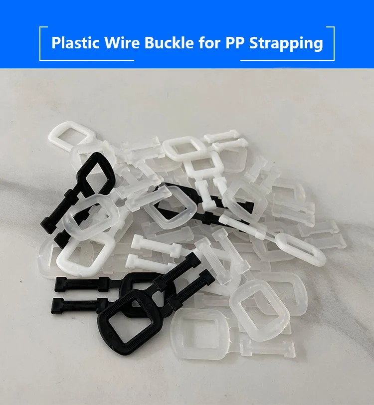 Economical Custom Design White Plastic Strap Clip Plastic Buckle PP ...