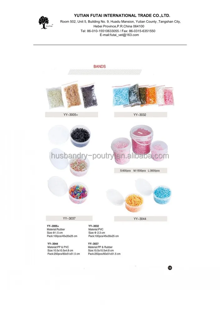 Horse Mane Braiding and Banding Bundle - Quality Rubber Bands