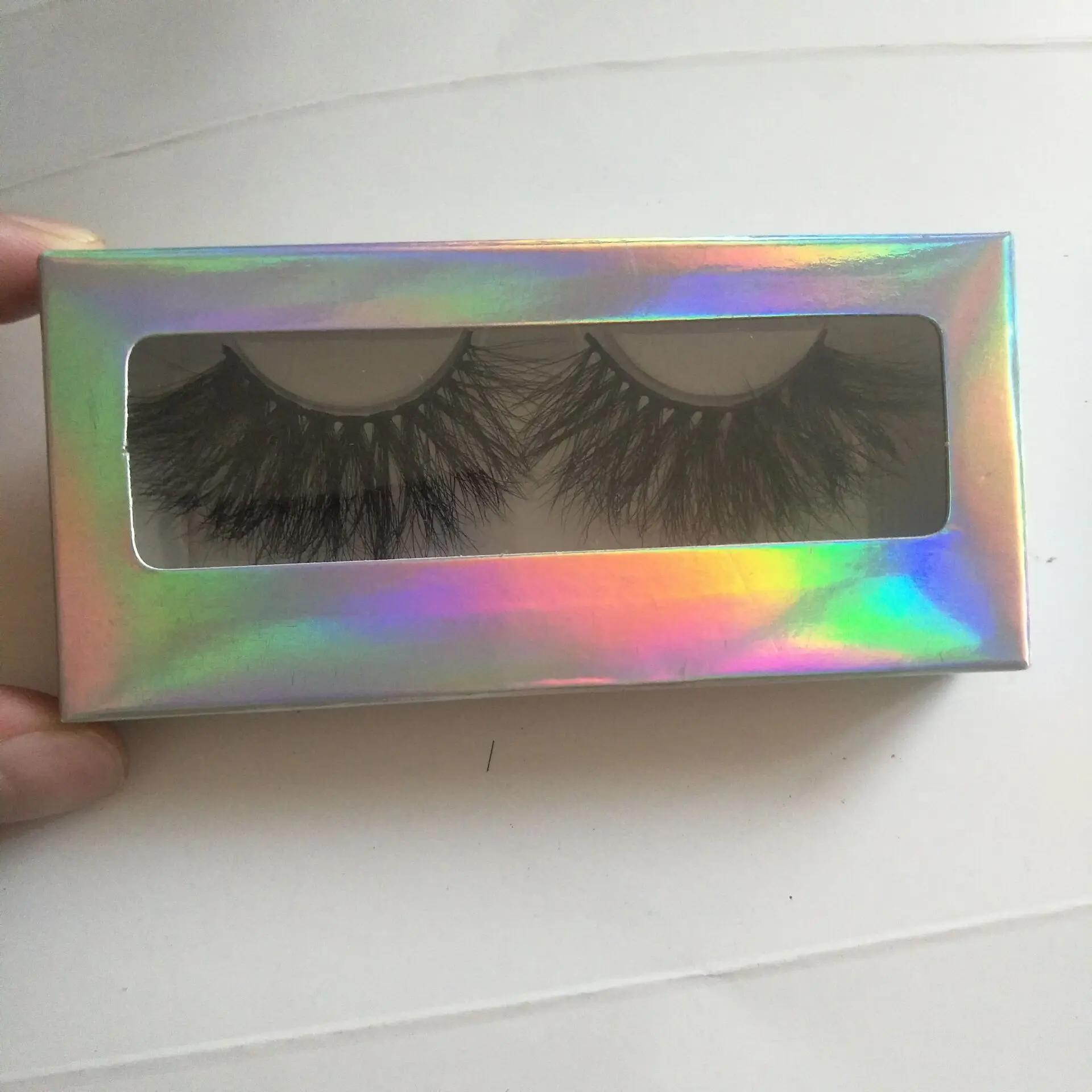 Extra Long Thick Fluffy Mink Fur Lashes 100% Real Mink Fur Dramatic ...