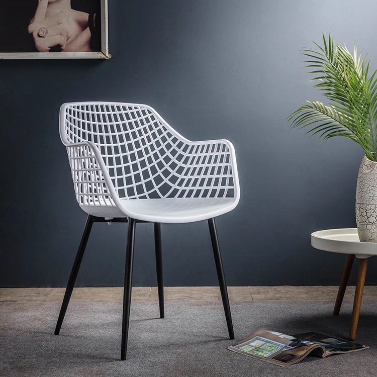 Modern Design China Factory Plastic Mesh Chair Dining Room Pp Seat ...