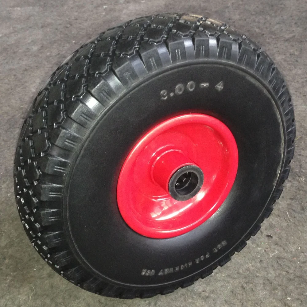 10 Inch PU Foam Wheel - Durable, Flat Free Trolley Tire