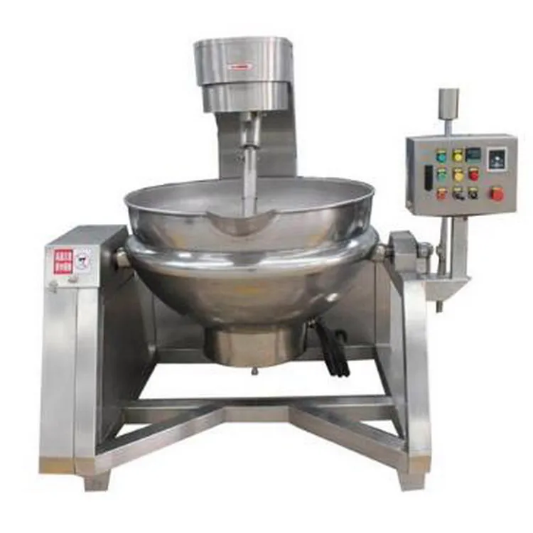 Comprehensive Double-layered Jacketed Pot Industrial Sugar Cooking Jam ...