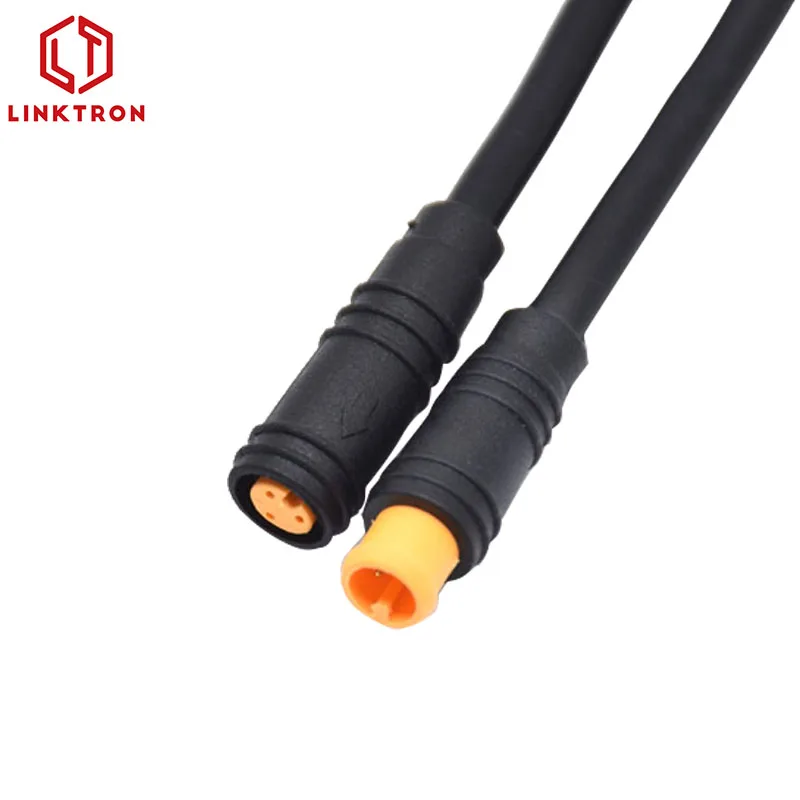 Mini Type 2pin 3pin 4pin 5pin 6pin Moulding Plug Cable M6 Connector Ip65 M6 Cable - Buy Mini ...
