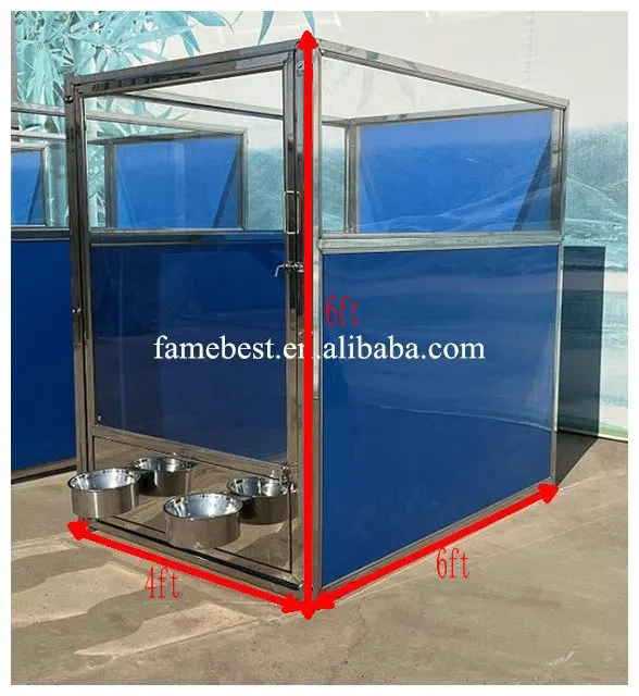 Dog Boarding Modular Walk In Kennel Runs Stainless Steel Dog Kennels ...