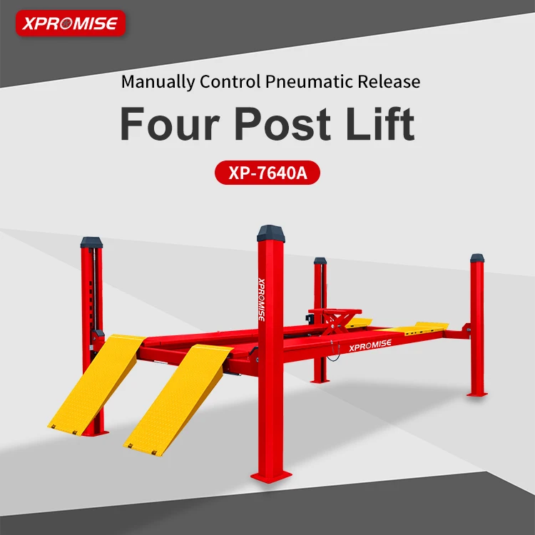 4t Four Post Alignment Lift For Garage Equipment Car Service - Buy Four ...