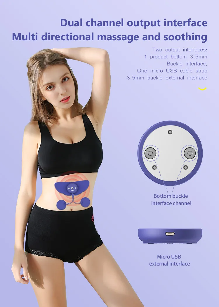 Domas Wireless App Control Tens Ems Electric Digital Therapy Period ...