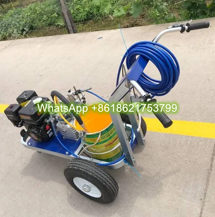 With CE Small Cold Paint Airless Road Line Marking Machines Price ...