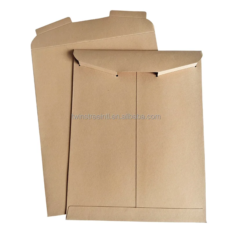 Custom A4 Size Envelope Bags - Stay Flat & Dual Insert Tab