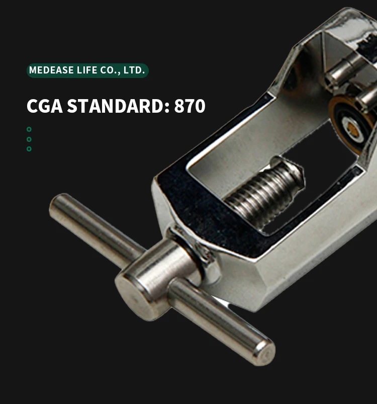 Medical Oxygen Cylinder CGA 870 Adapter Yoke - MEDEASE