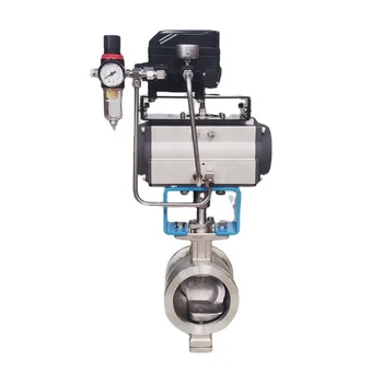 Pneumatic V-shaped Regulating Ball Valve - Buy Ball Valve Product on ...