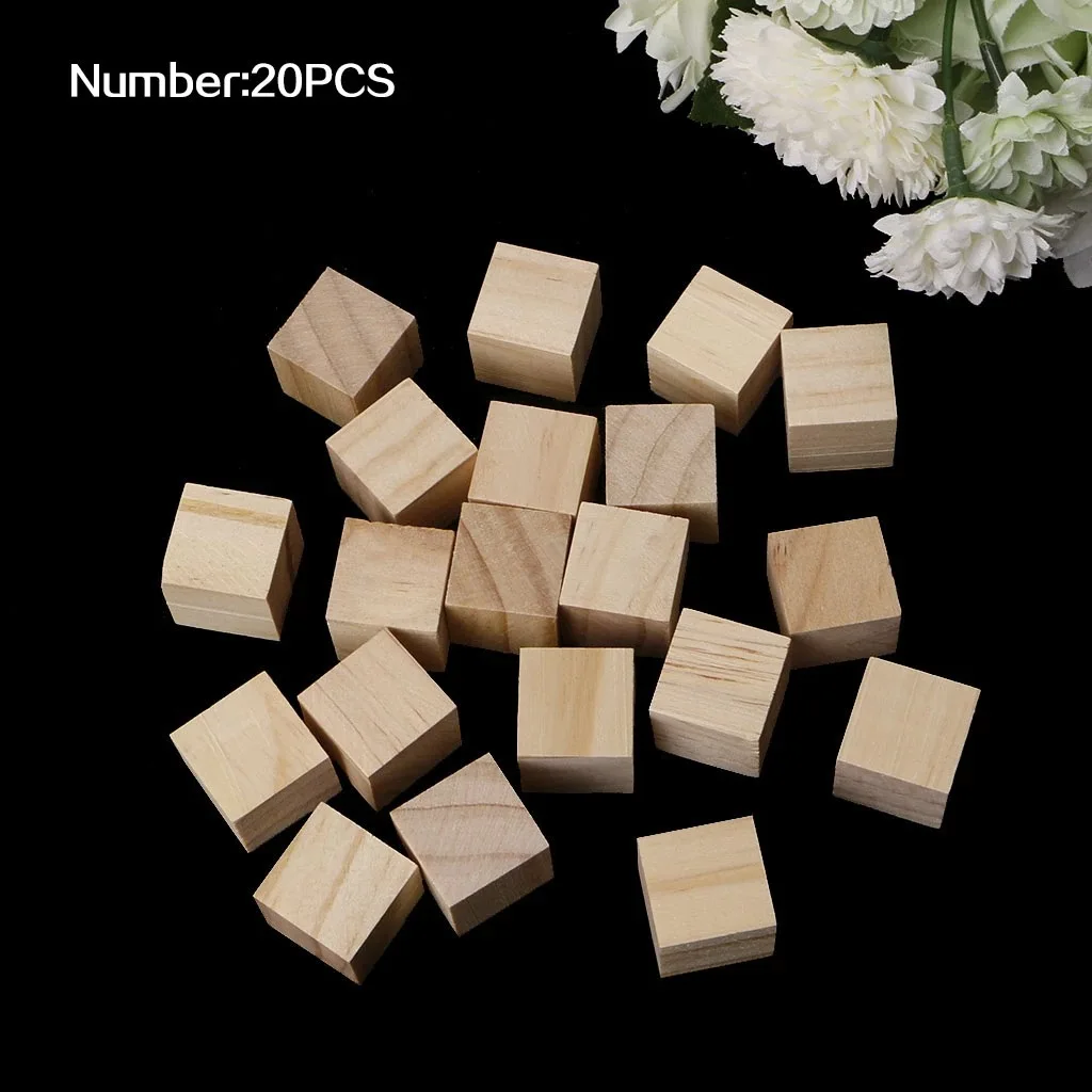 1 Inch Pine Wooden Blocks Unfinished Blocks Wooden Cubes - Buy 1 In ...