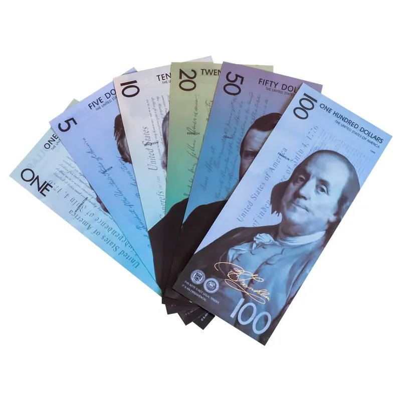 Custom US Faker Paper Banknotes - Gold Banknote Dollars
