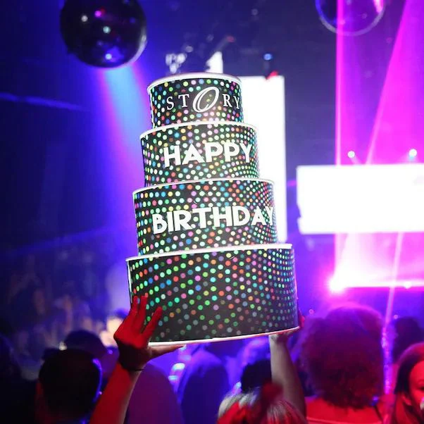 Guitar Birthday Cake Vip Bottle Presenter Glorifier For Night Club ...