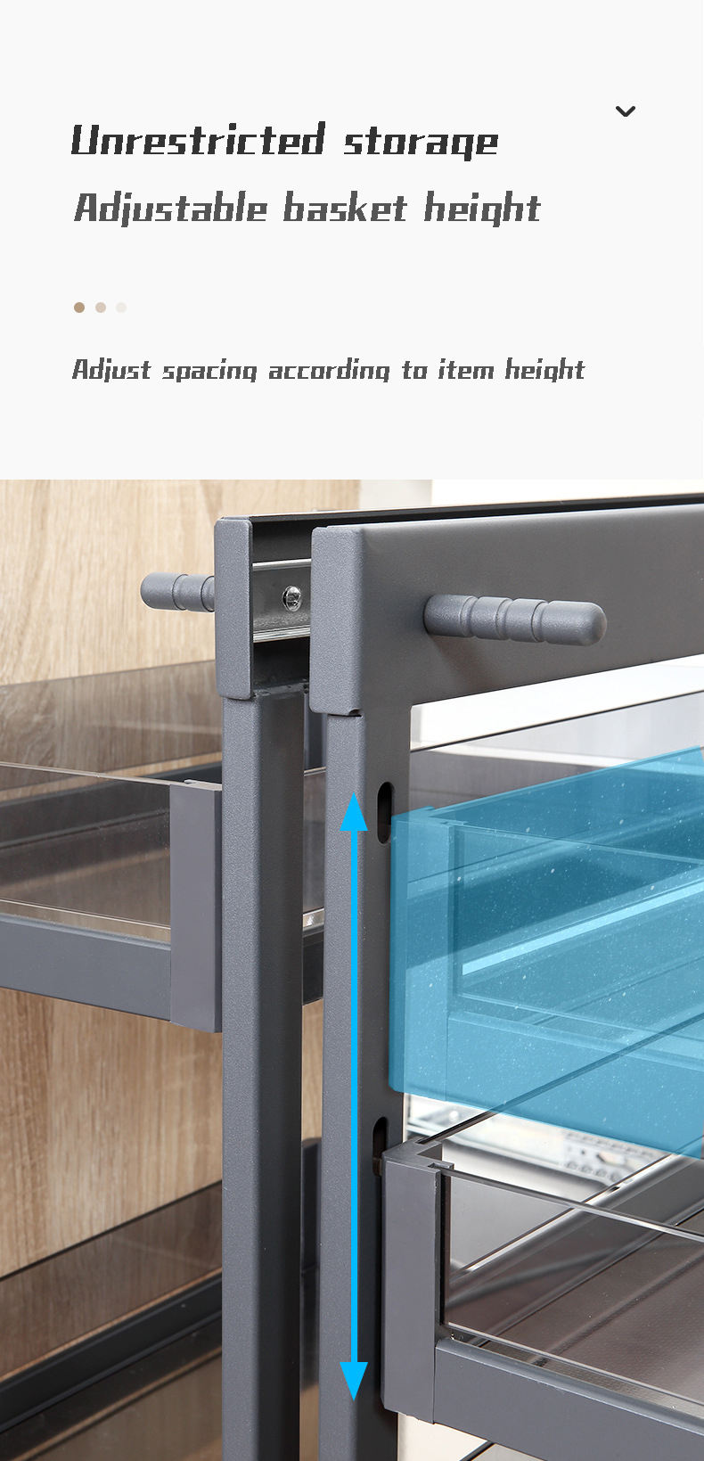 Modern Design Magic Corner for Kitchen Cabinet Custom Pull-Out Basket ...