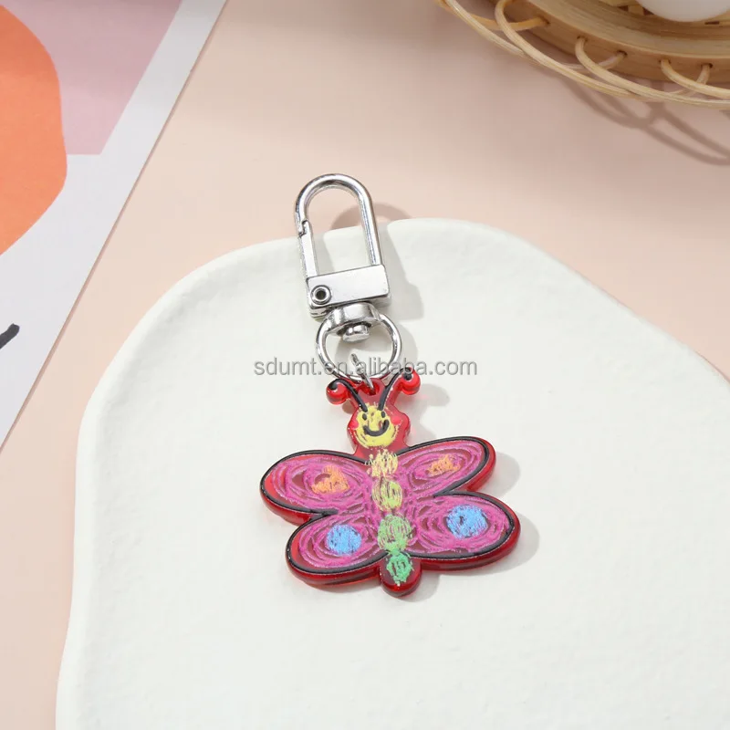 Butterfly Keychain Cute Key Chains Butterfly Gift Accessories For Women ...