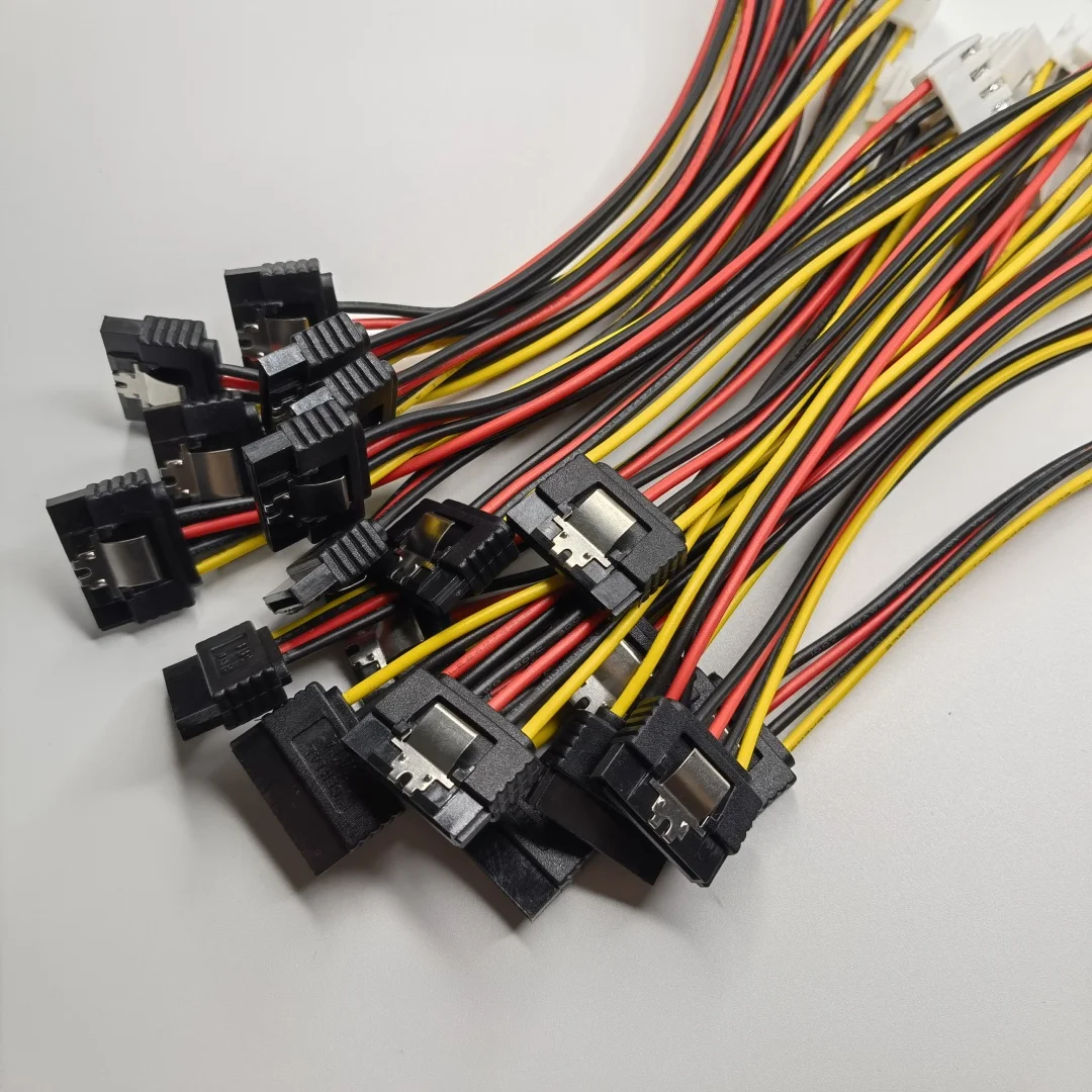 Custom SATA Hard Drive Power Cable Assembly Serial SATA 7 15 22 Pin ...