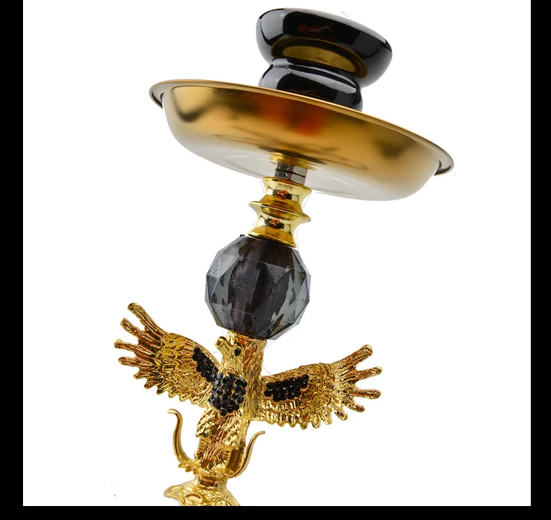 Big Size Luxurious Hand Made Classic Colorful Egypt Iron Hookah Chicha ...