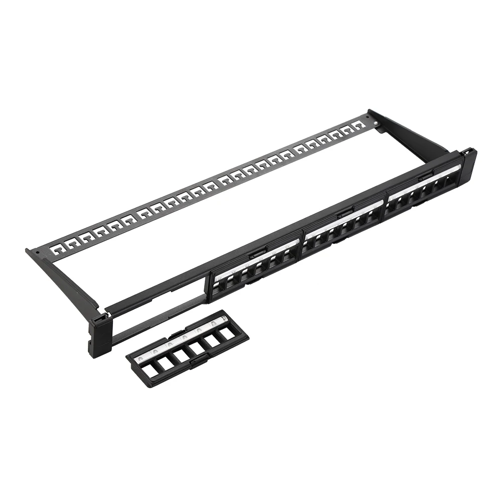 19" 1u 24 Ports Utp Blank Patch Panel,Modular Remove Easily - Buy Patch ...
